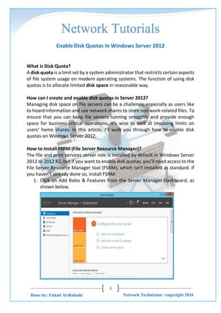 7- How to Configure Disk Quota | PDF