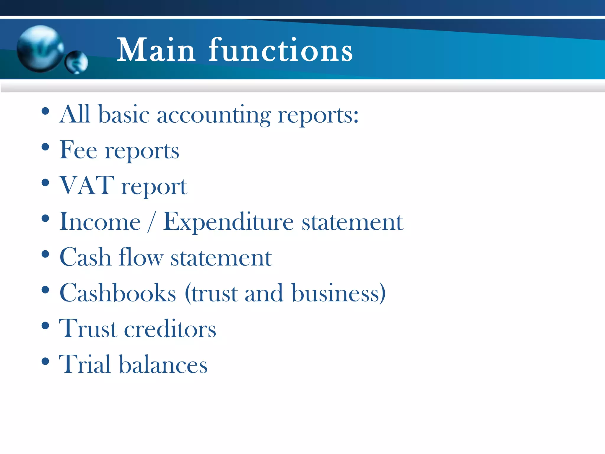 Lexpro Accounting Presentation | PPS