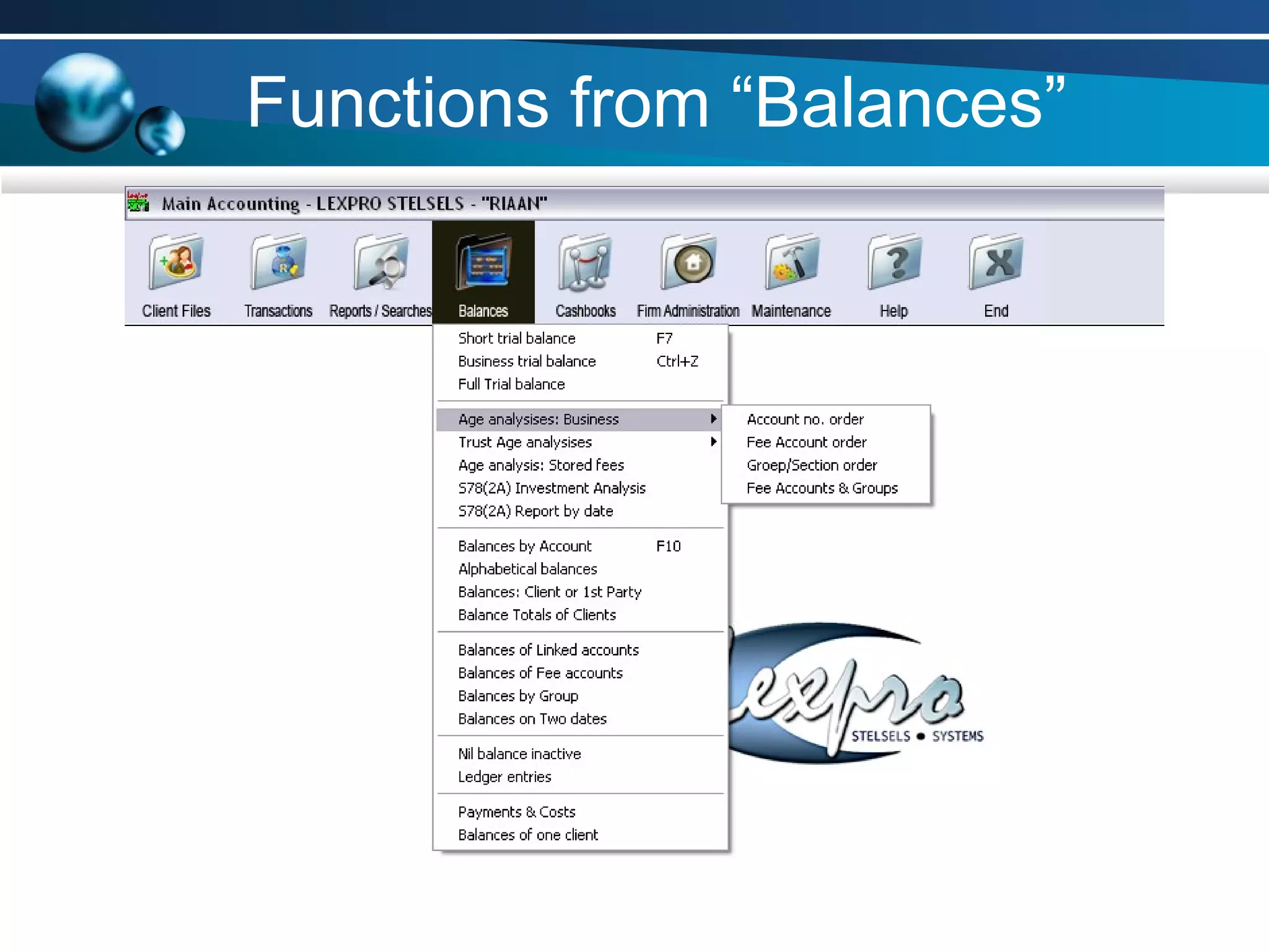 Lexpro Accounting Presentation | PPS