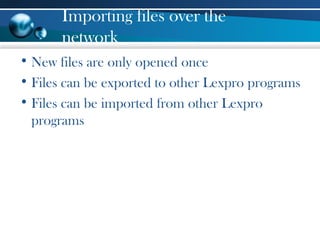 Lexpro Accounting Presentation | PPS