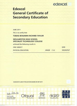 GCSE Physical Education | PDF