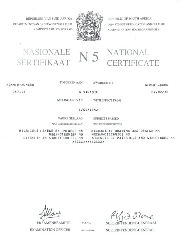 9. N5 National Certificate | PDF
