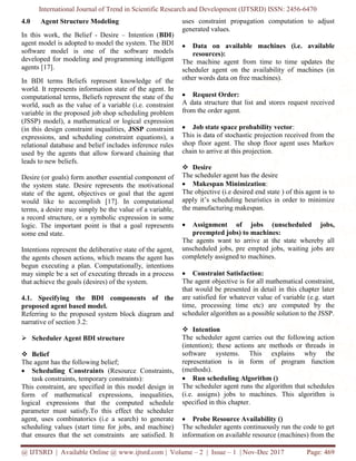 Agent-Based Modeling: Methods and Techniques for Scheduling Industrial Machine Operation | PDF