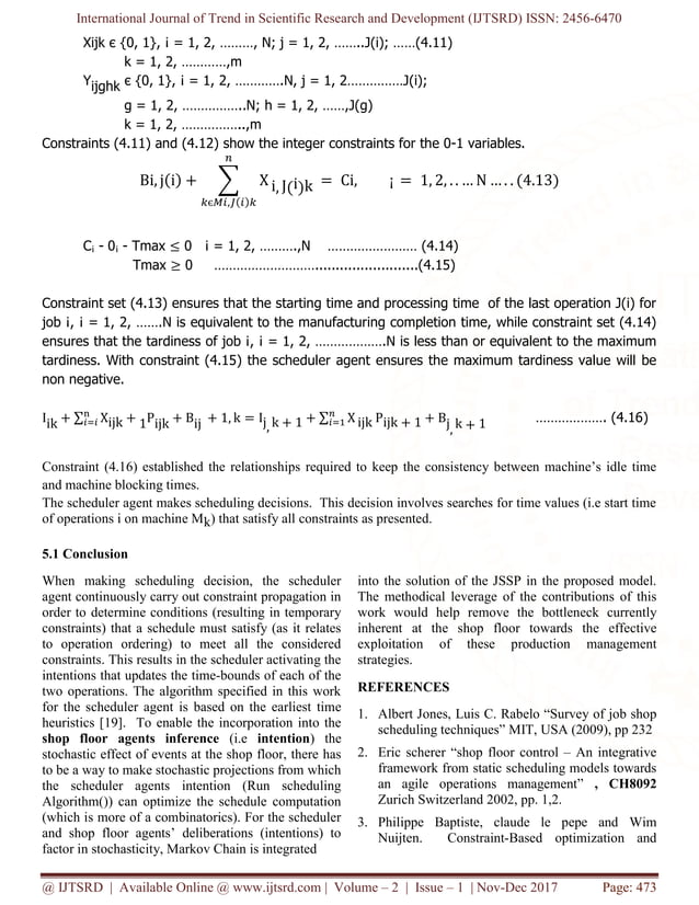 Agent Based Modeling Methods And Techniques For Scheduling Industrial