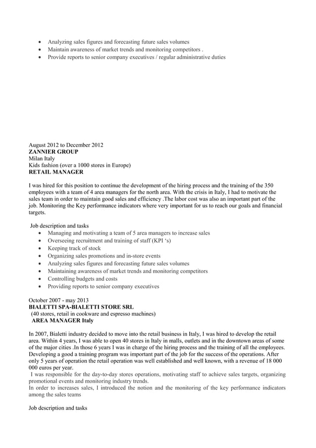 LaurentBosc resume english last 2017 | PDF