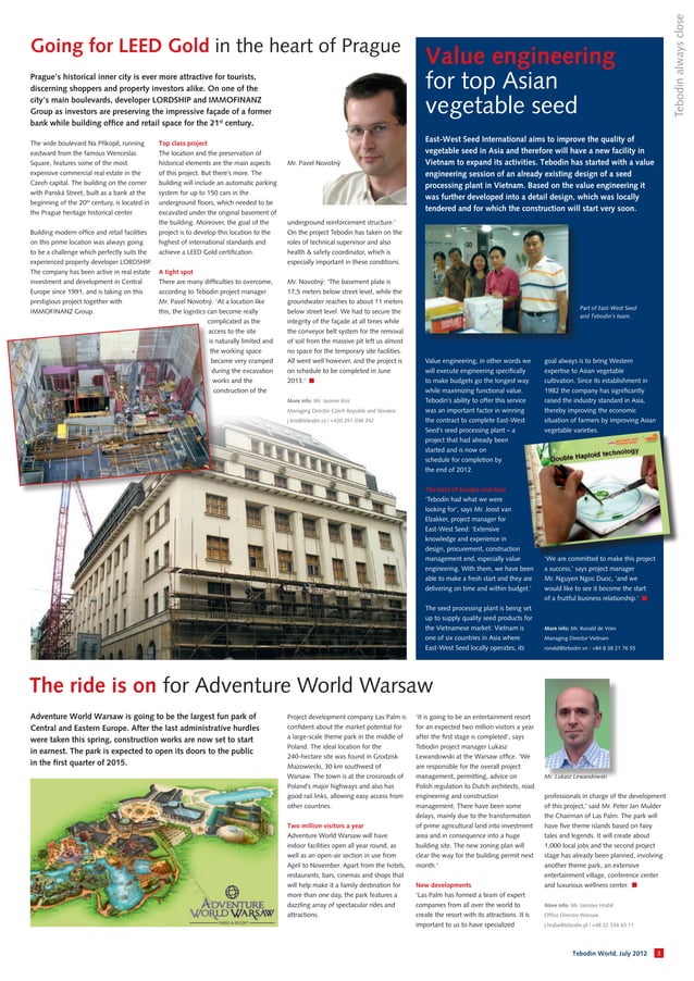 tebodin_world_july | PDF | Asia Travel | Travel Locations