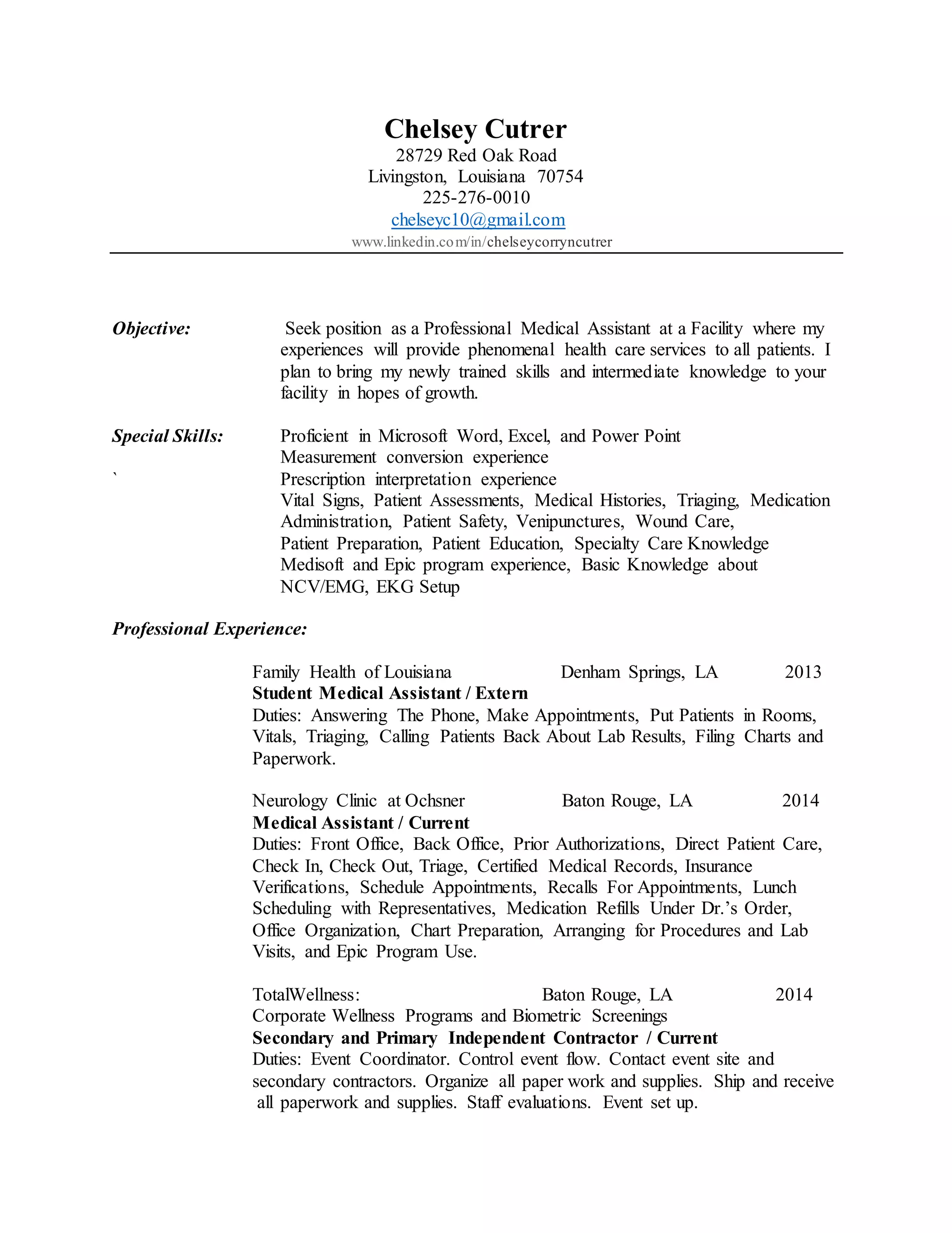 Resume 2 Ccc Pdf