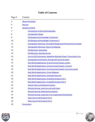 Deus GIS Portfolio | PDF