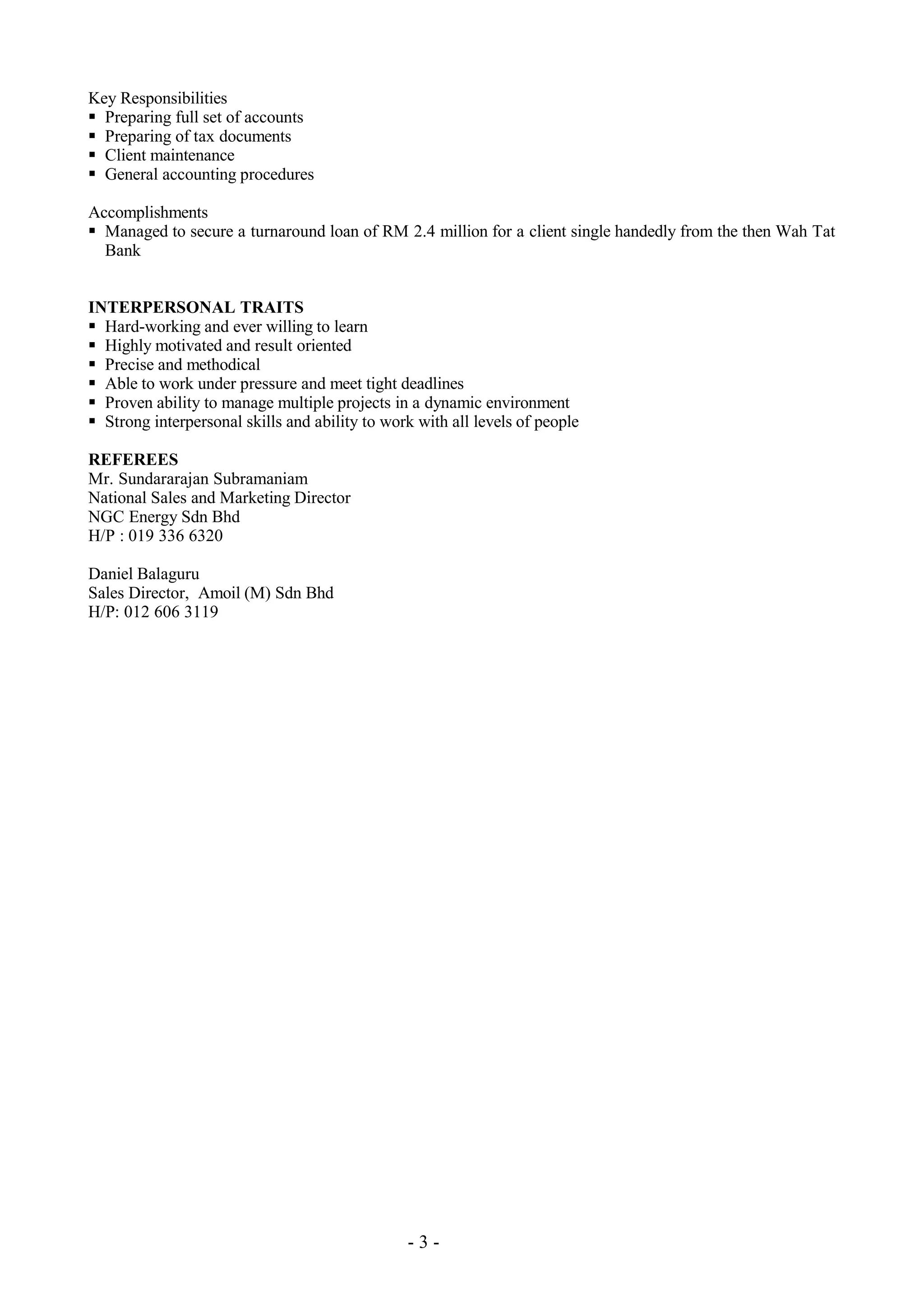 Prem Mathavan CV | DOC | Sales | Business