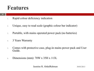 Assessment of Inherited Colour Vision Defects | PDF