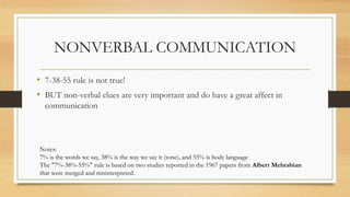 Nonverbal Communication | PPTX
