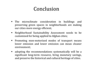 Sustainable Neighborhood Design | PPTX