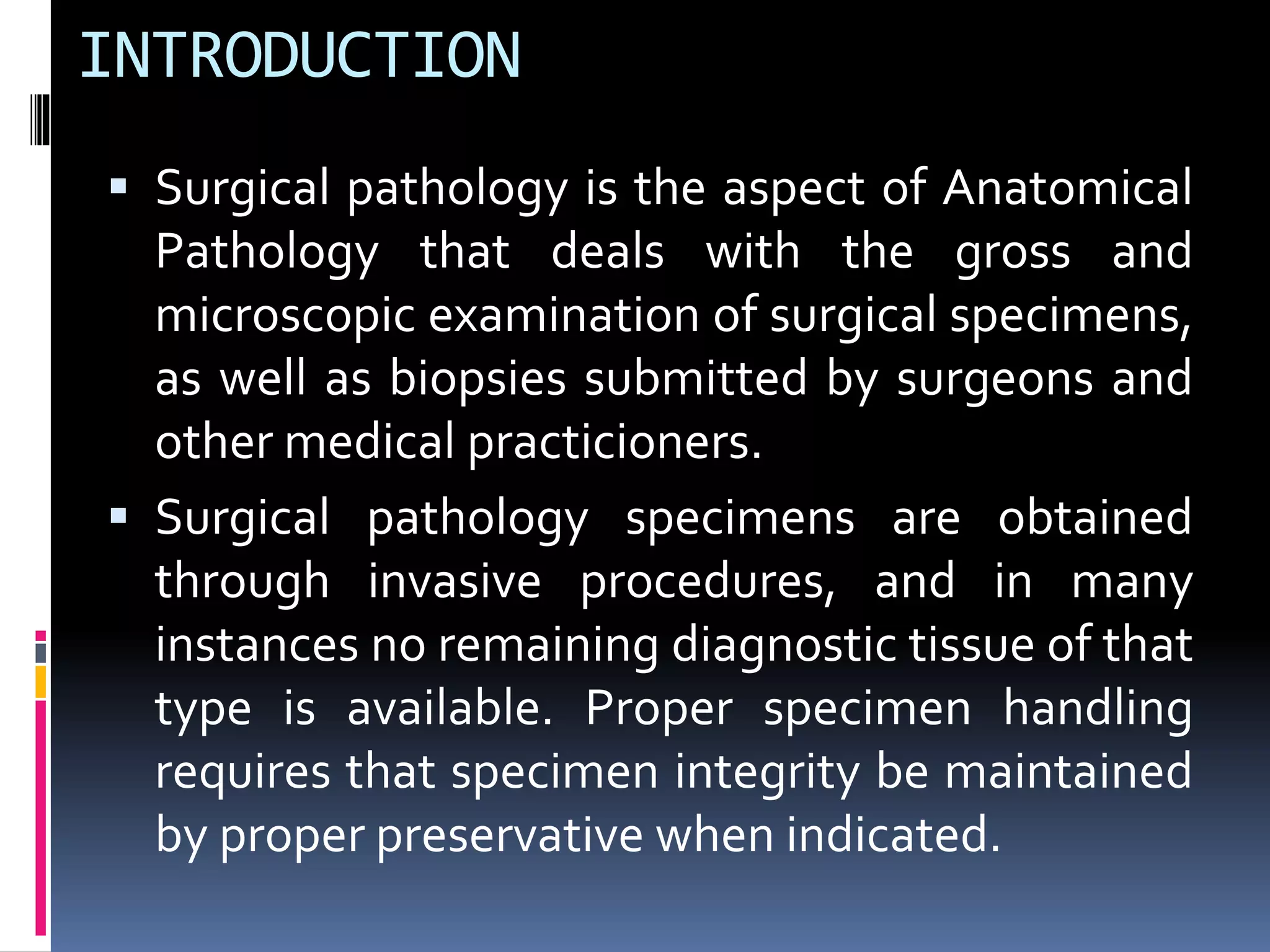 surgical pathology | PPTX