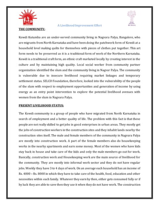 SELCO Internship Report | DOCX