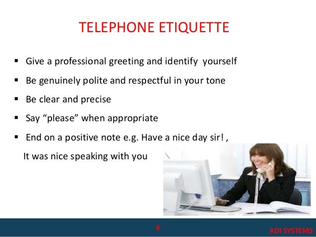 BUSINESS ETIQUETTE TRAINING