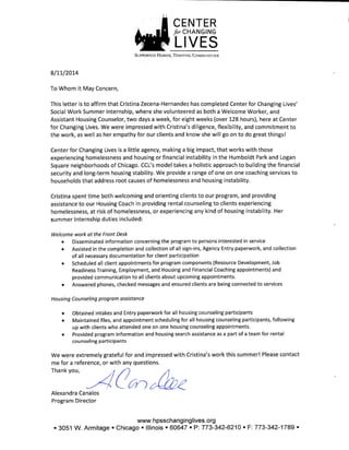 C. Hernandez Letter of Internship Confirmation and Recommendation | PDF