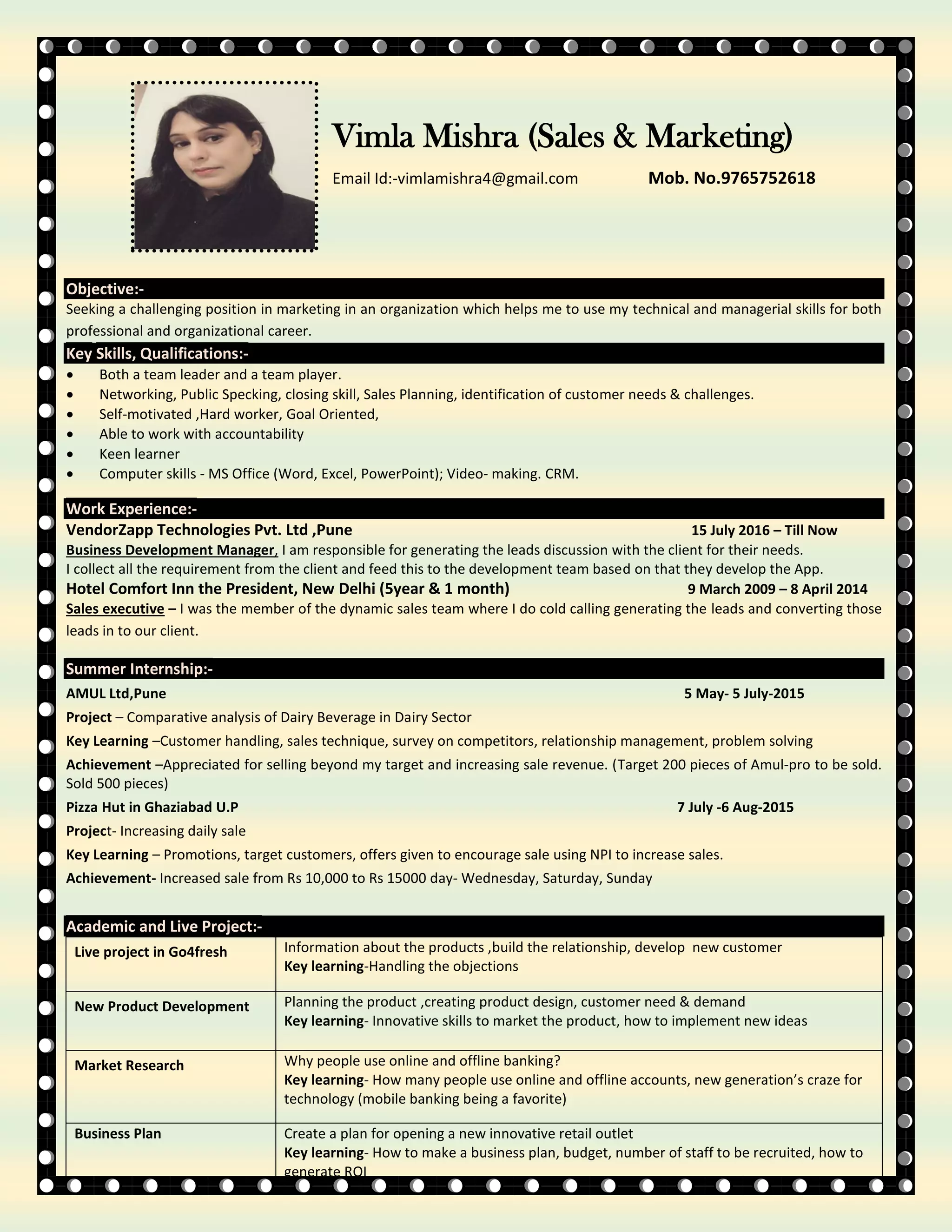 Vimla Mishra CV | PDF