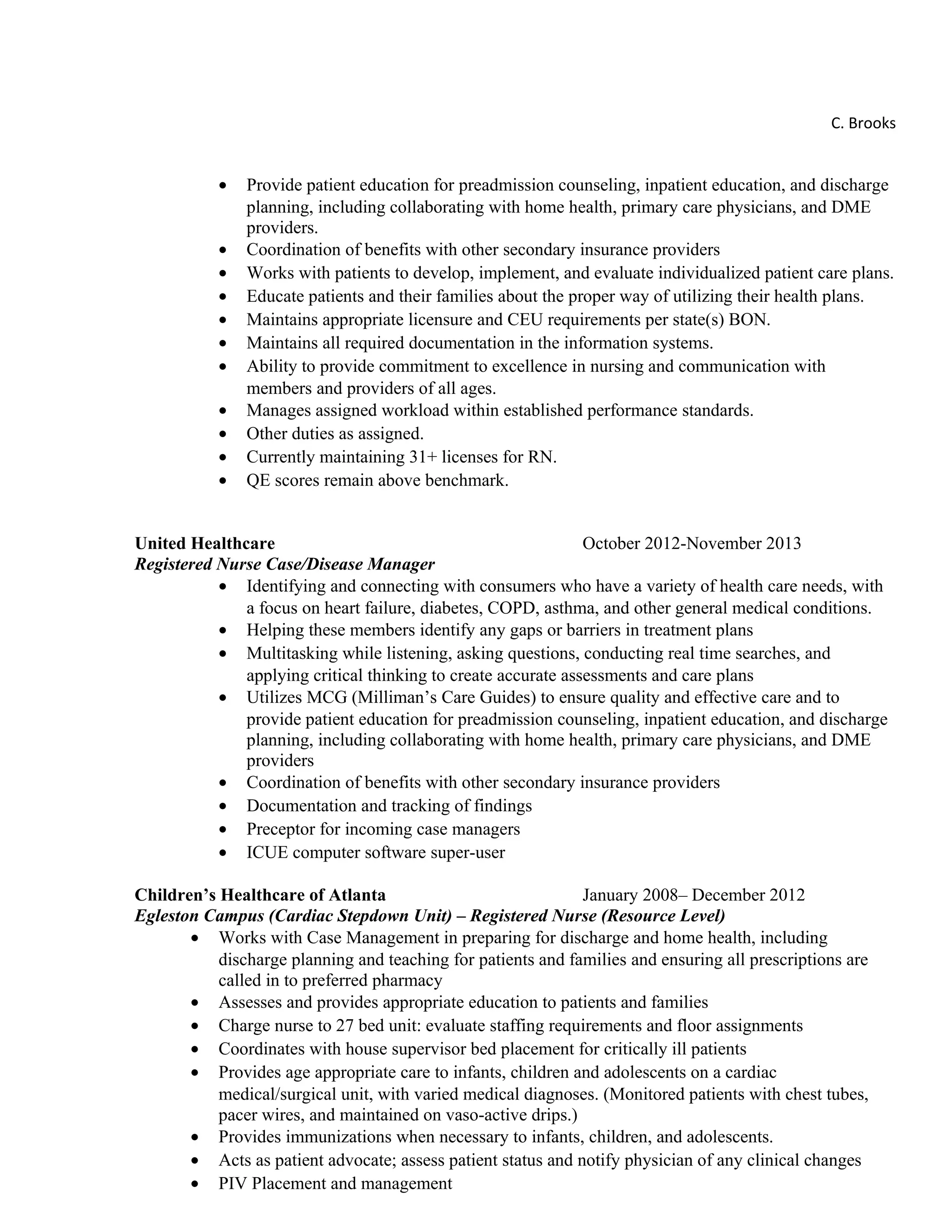 Crystal Brooks IT resume | DOC