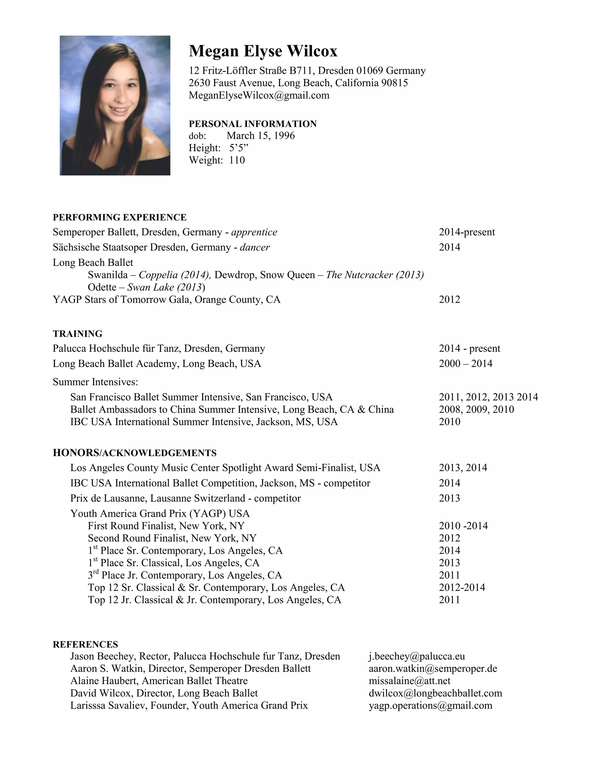 Meg resume 2015 (2) | PDF