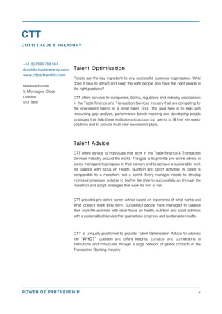 CTT Profile.pdf | PDF | Business Banking & Finance | Business