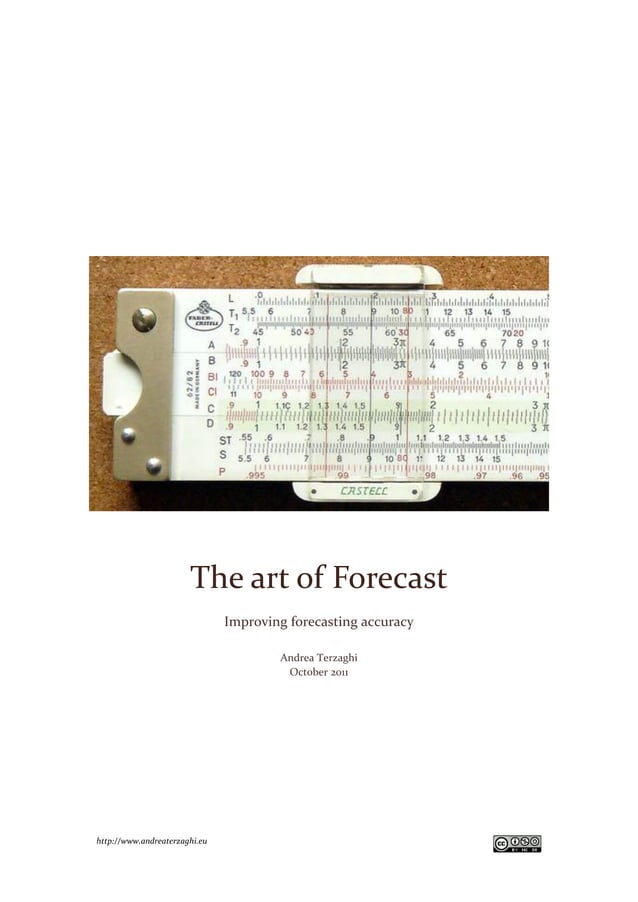 The Art Of Forecast Improving Forecasting Accuracy Pdf