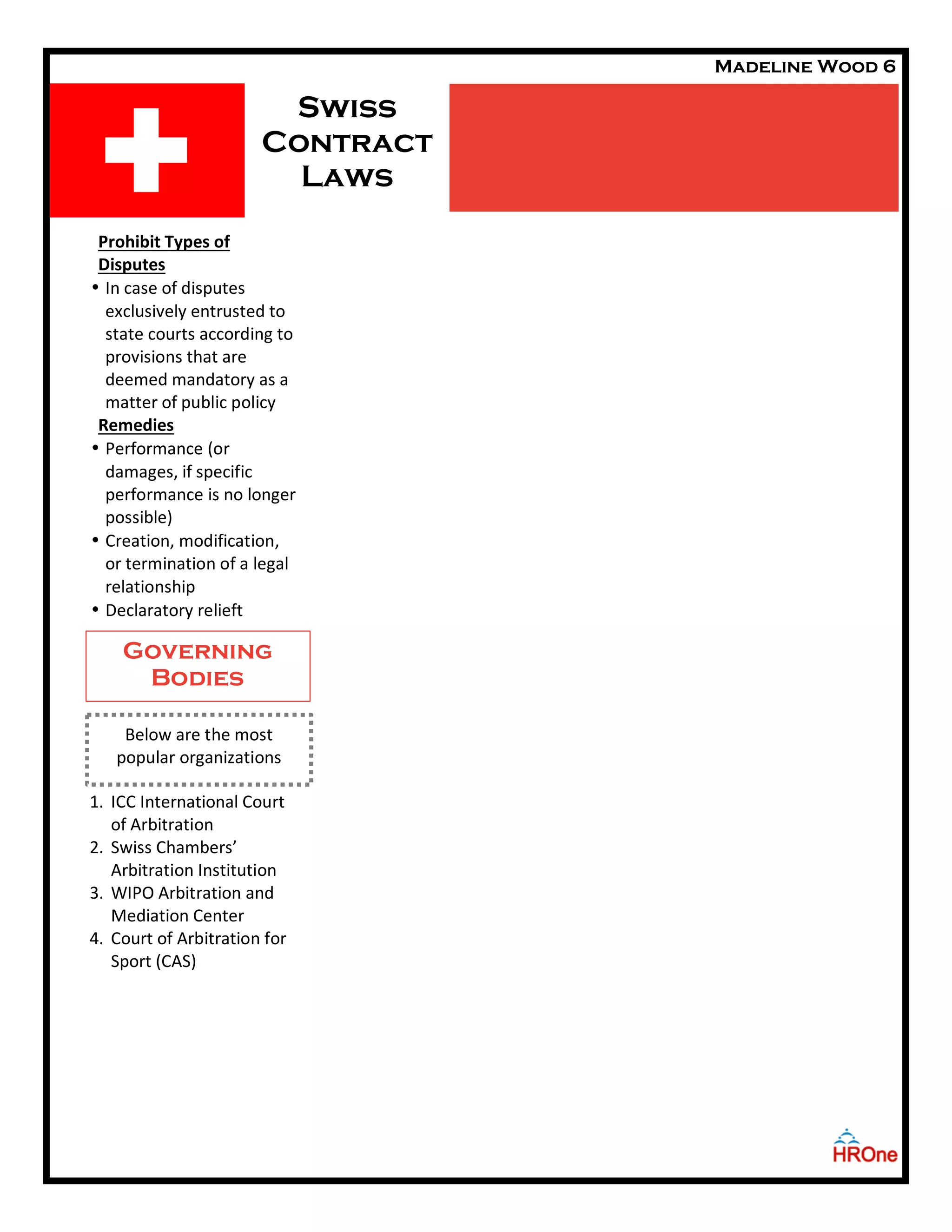 Swiss Contract Law | PDF