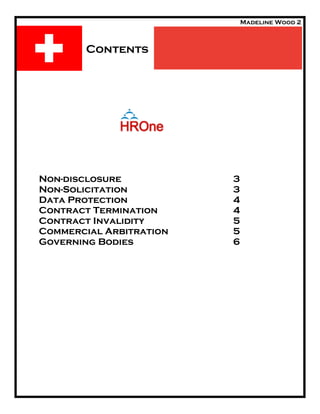 Swiss Contract Law | PDF | Business | Business and Finance