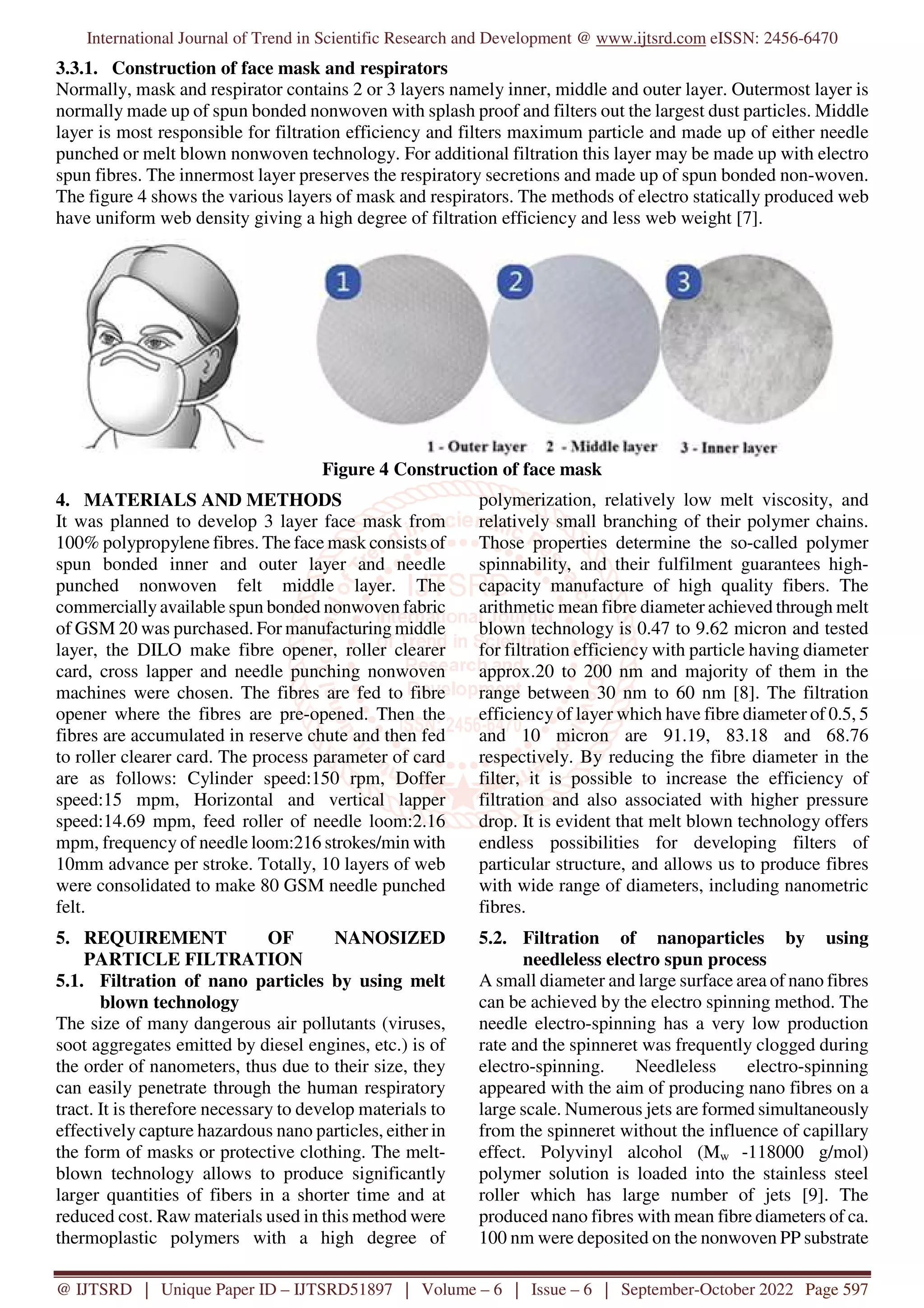 Design and Development of Face Masks | PDF | Lung and Respiratory Health | Diseases and Conditions