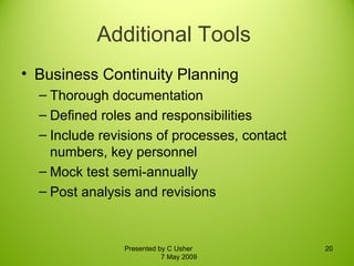 The Role of Treasurer | PPT