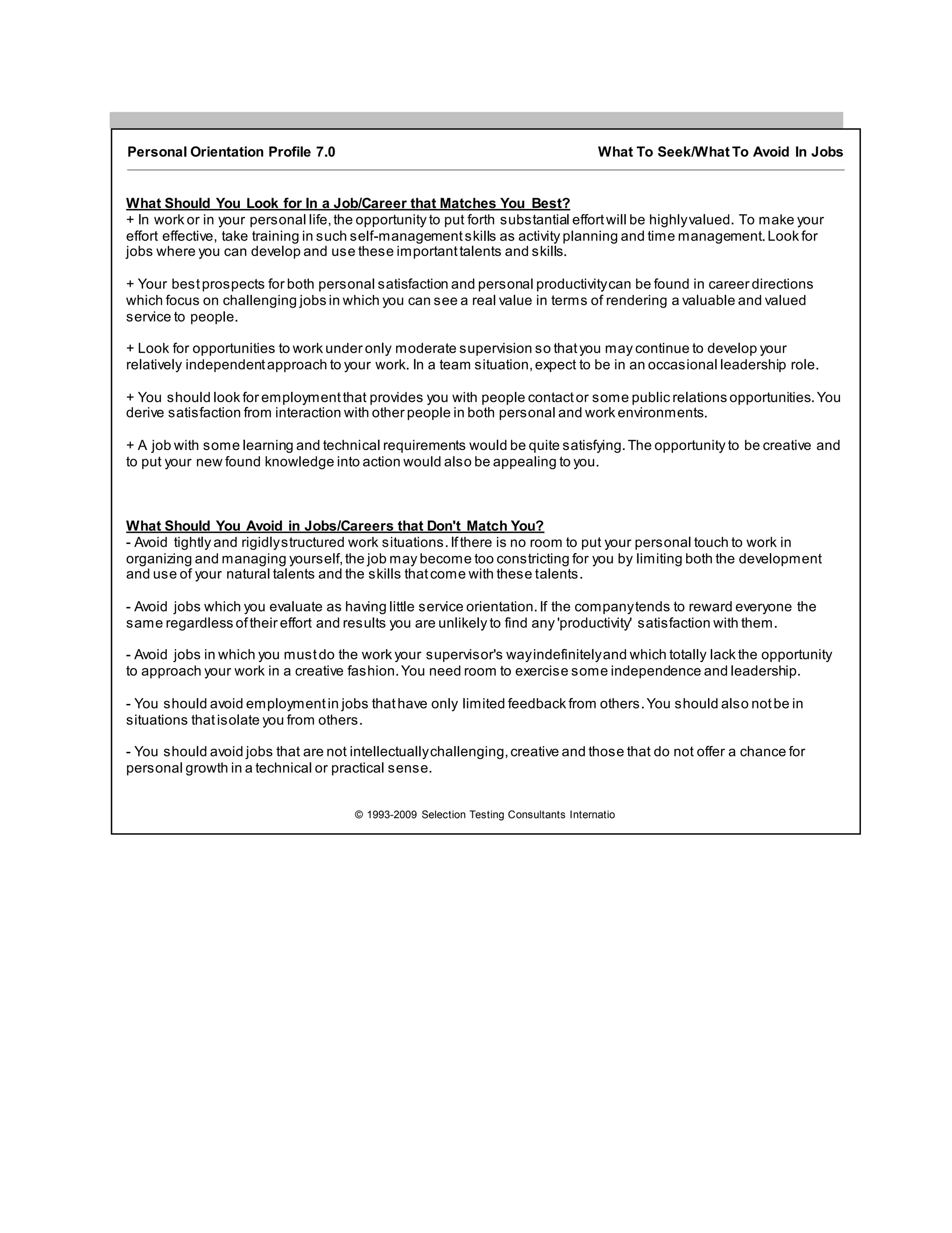 CANDIDATE FEEDBACK | DOCX