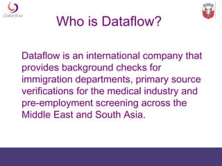 DataFlow (UAE Nursing HAAD) | PPT