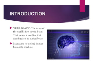 Blue Brain ppt | PPTX