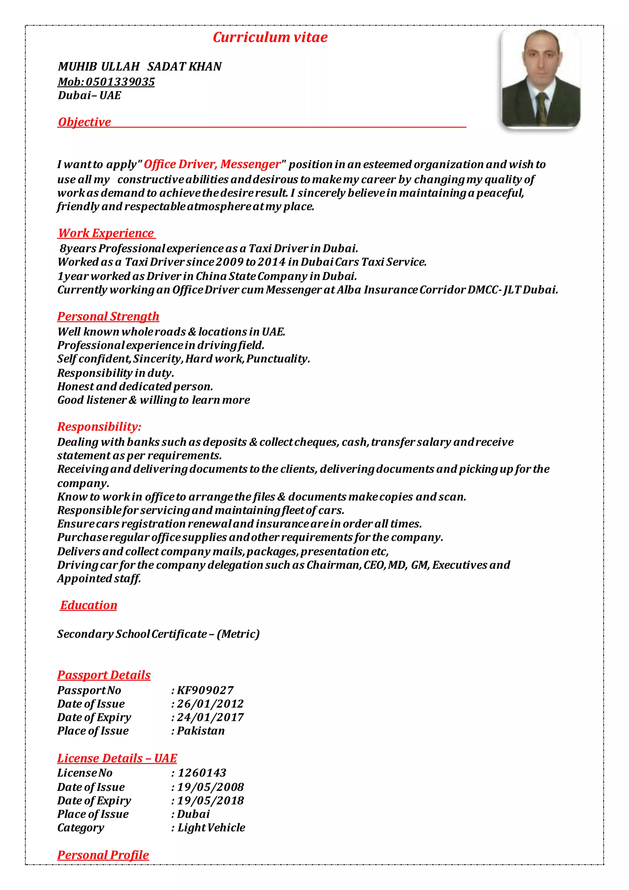 Muhib CV 2 | PDF