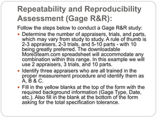 Measurement System Analysis (MSA) | PPTX
