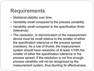 Measurement System Analysis (MSA) | PPTX