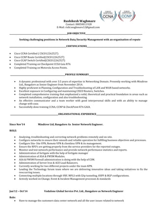Resume_Rushikesh_Network Engineer | PDF