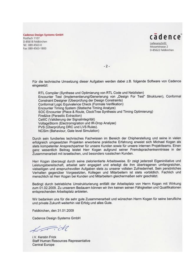 MIchael_Kogan_Recommendation_Cadence | PDF