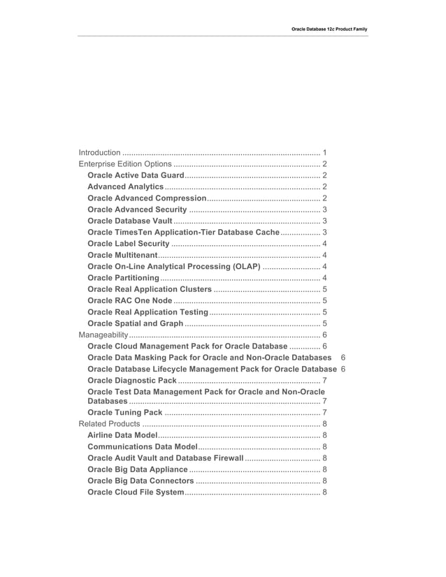 Oracle Database Edition 12c Pdf
