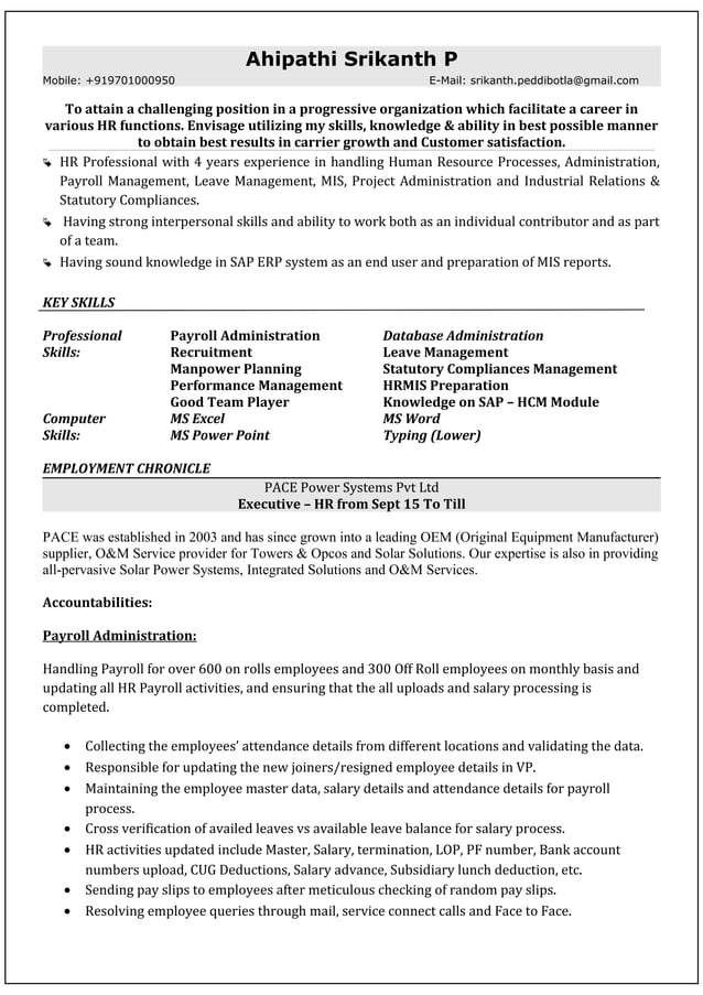 Updated Resume | DOC | Resume Writing and Advice | Job Search