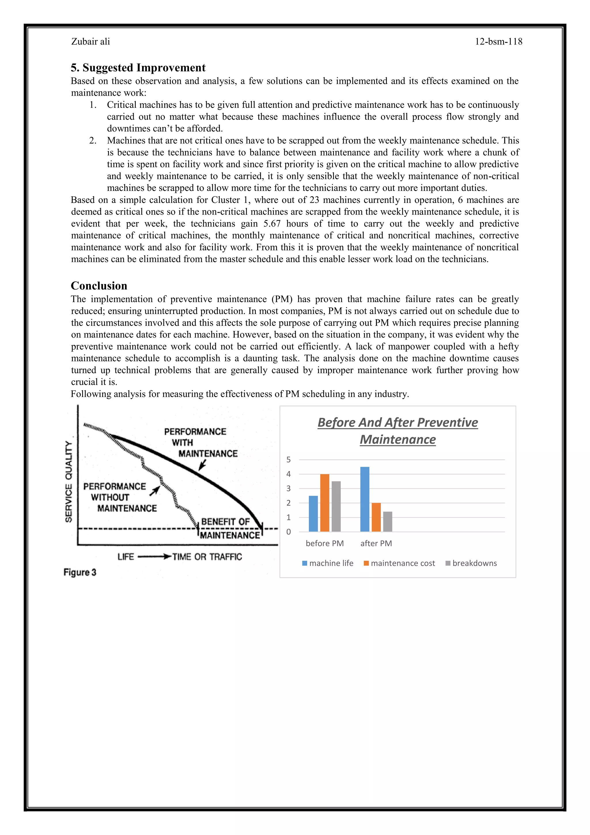 A CASE STUDY ON PREVENTIVE MAINTENANCE | PDF