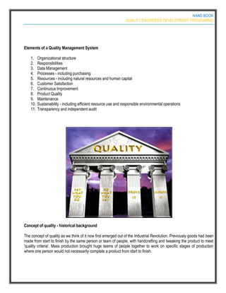 Quality Management Systems Hand Books