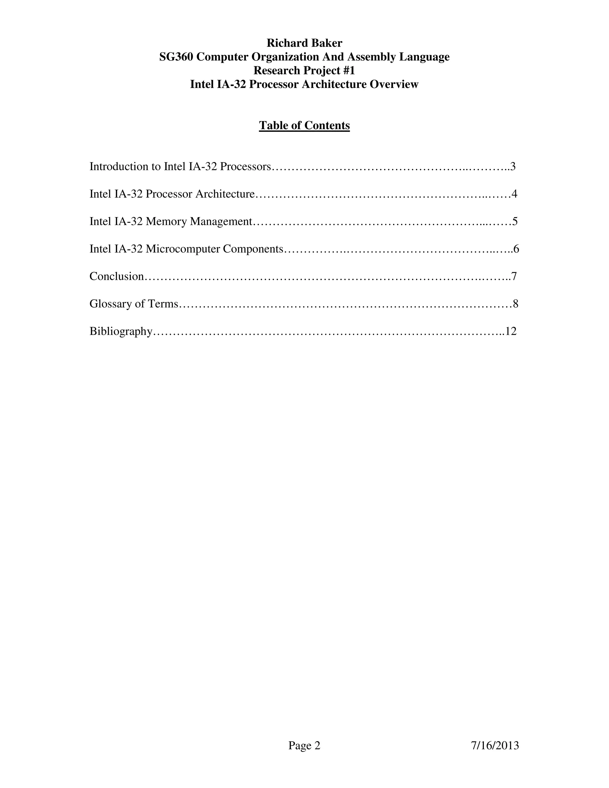 Richard_Baker-Intel_I-32_Processor_Architecture_Overview | PDF | Computing | Technology & Computing