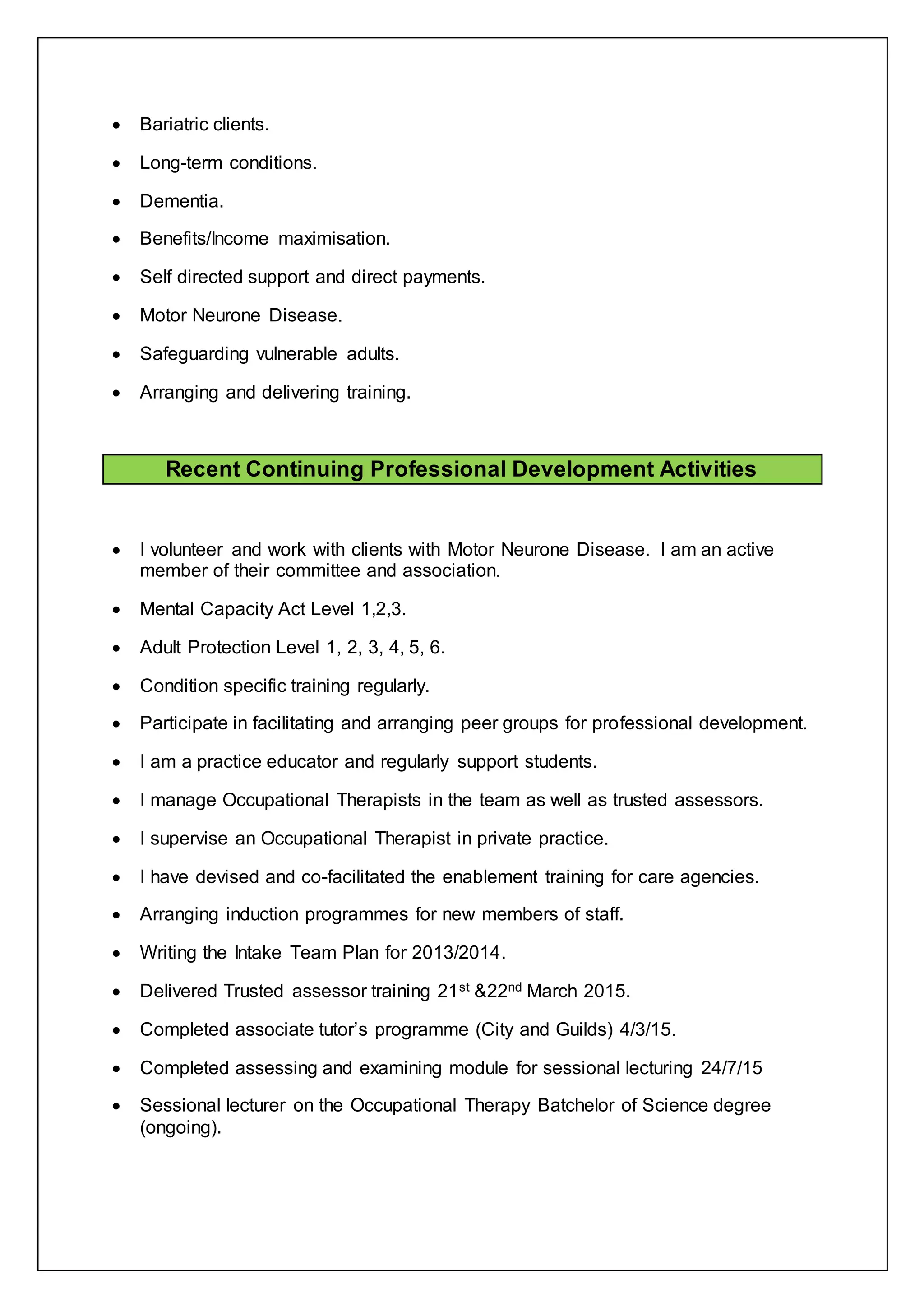 Sam Dawson CV | DOCX