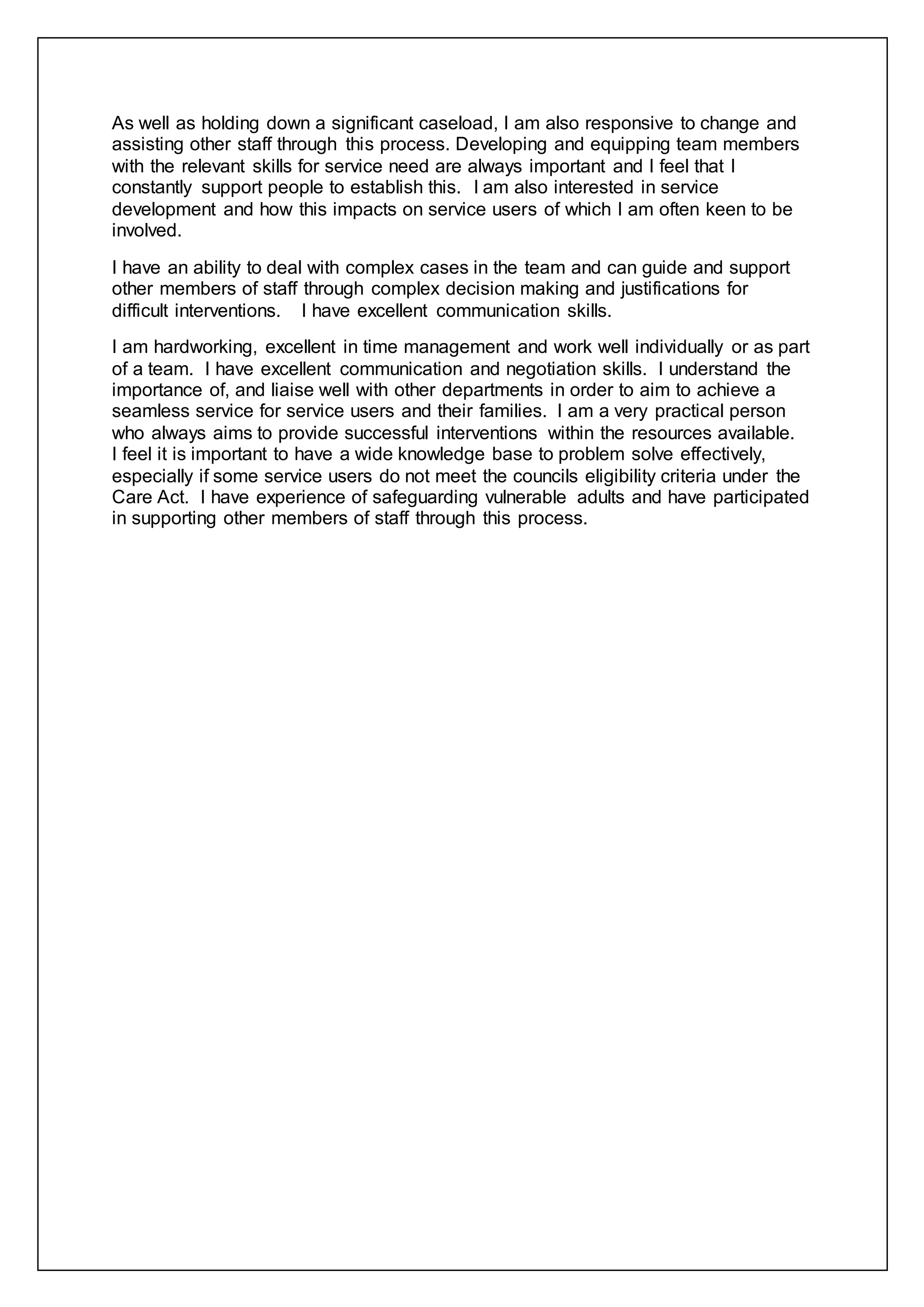 Sam Dawson CV | DOCX