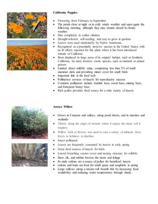 Habitats, Ecosystems, and the Natural World | DOCX