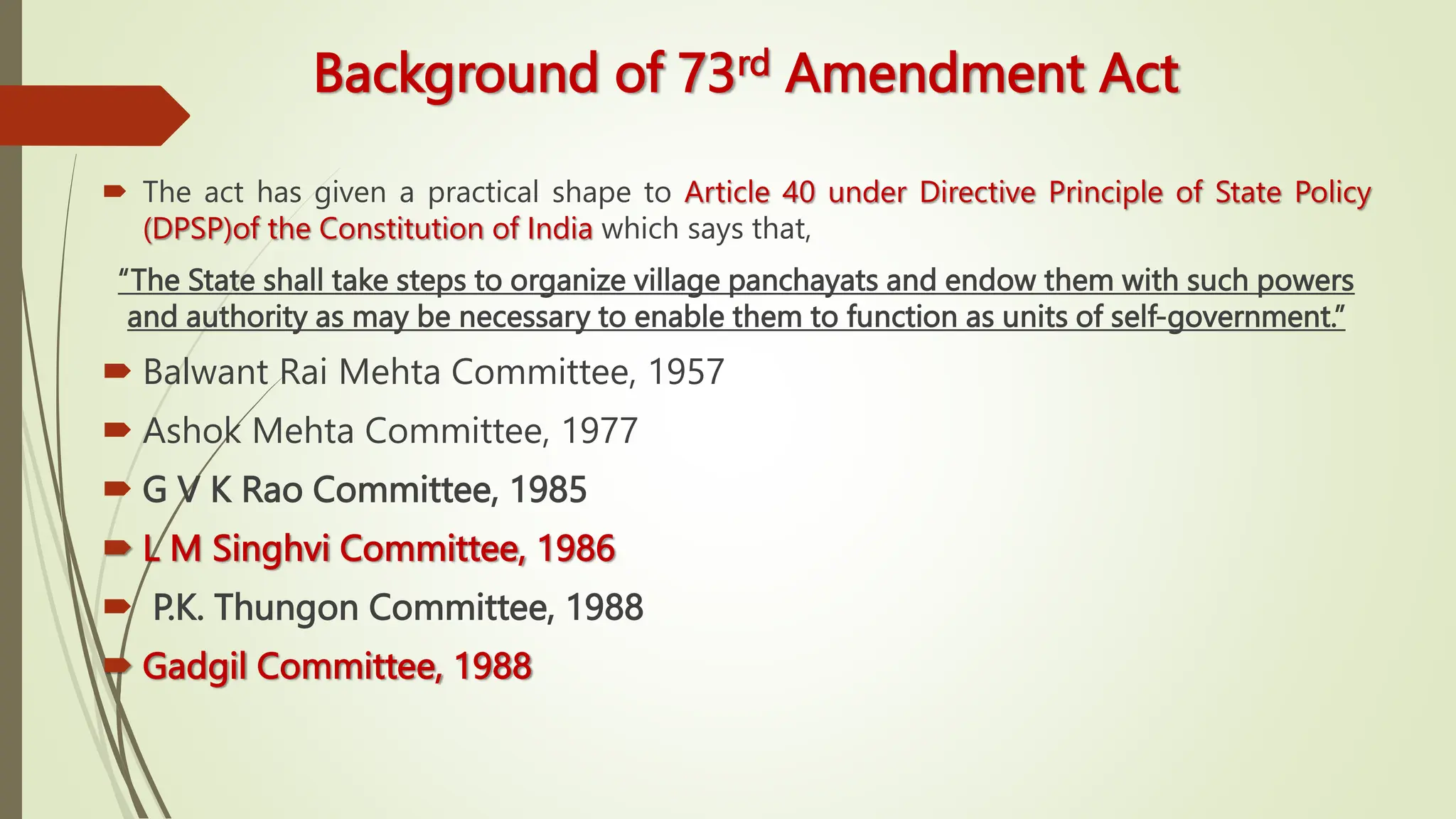 73rd Constitutional Amendment Act, 1992.pptx