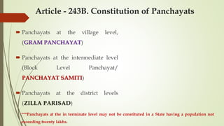 73rd Constitutional Amendment Act, 1992.pptx