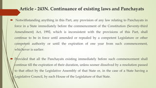73rd Constitutional Amendment Act, 1992.pptx