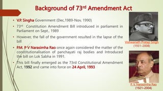 73rd Constitutional Amendment Act, 1992.pptx