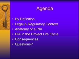 Wayne richard - pia risk management - atlseccon2011 | PPT